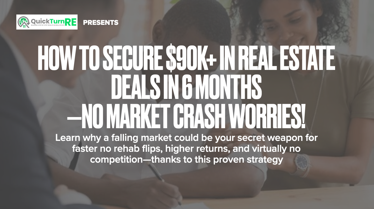 How to secure $90K+ in real estate in 6 Months without stressing over ...